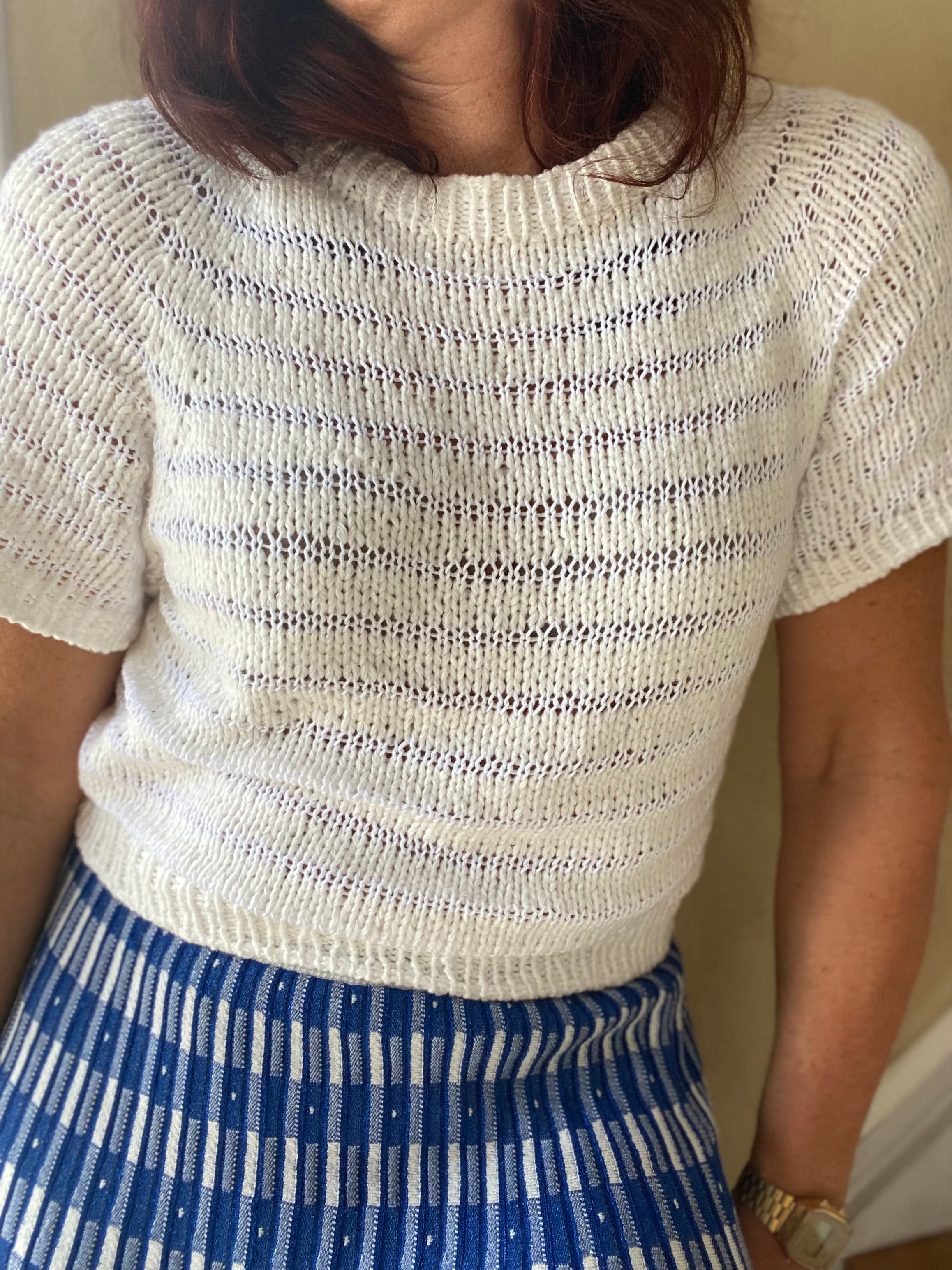 Striped Vibe Tee – Knit Your Vibe