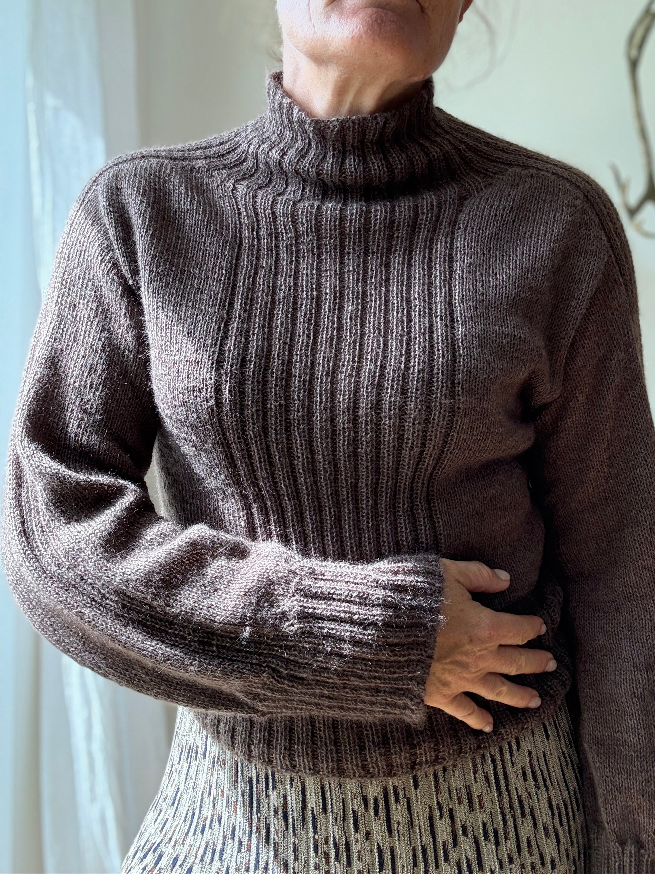Vertical Vibe Sweater – Knit Your Vibe
